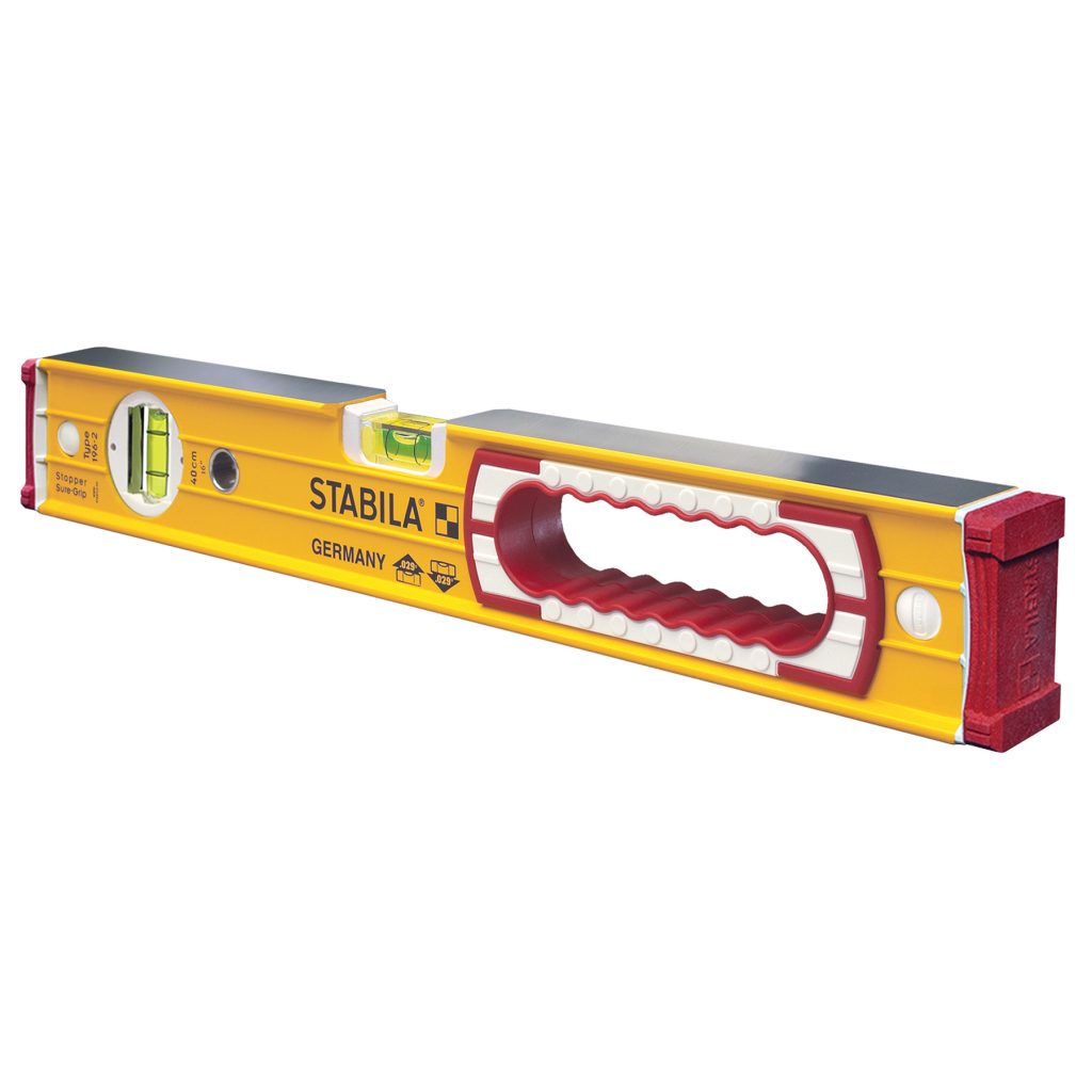 STABILA 6' TO 10' Plate Level w/ Stand Offs | Contractor Cave Tools