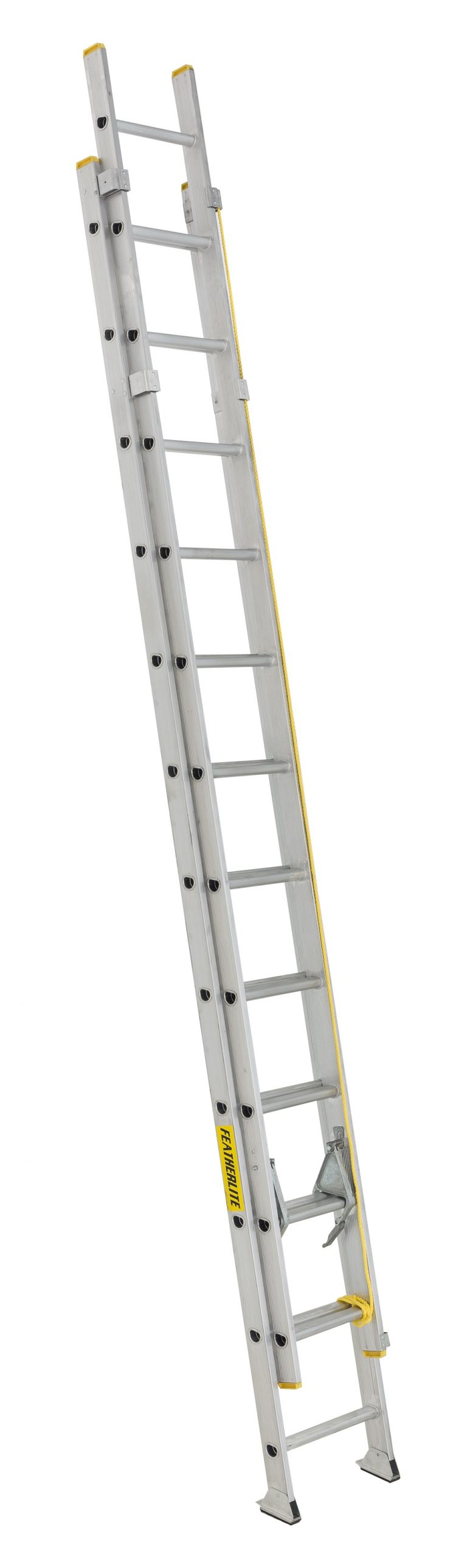 FEATHERLITE 8' YELLOW FIBERGLASS STEP LADDER 300 LB TYPE 1A ...