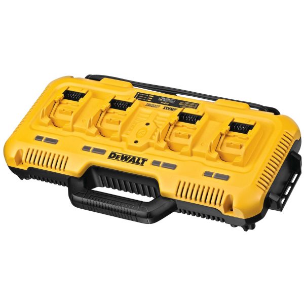 DEWALT 20V 4-Port Simultaneous Fast Battery Charger | Contractor Cave Tools