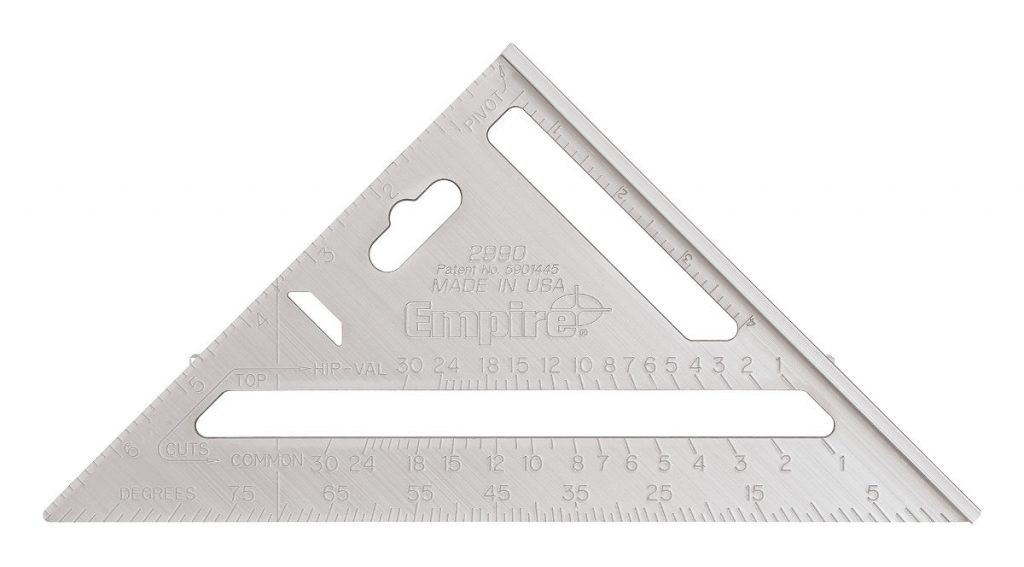 EMPIRE® Speed Square 7" Aluminum Rafter - Contractor Cave Tools