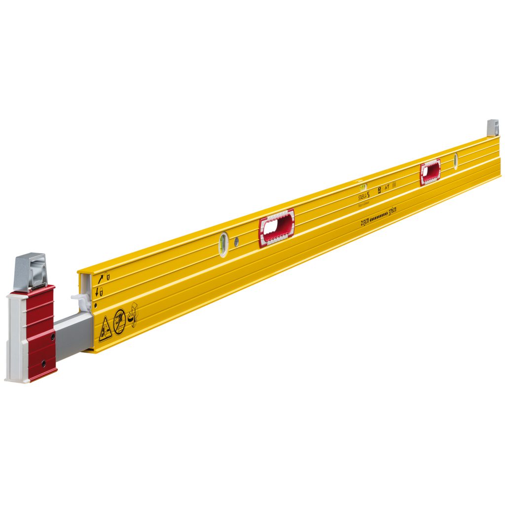 STABILA 7' TO 12' Plate Level w/ Stand Offs - Contractor Cave Tools