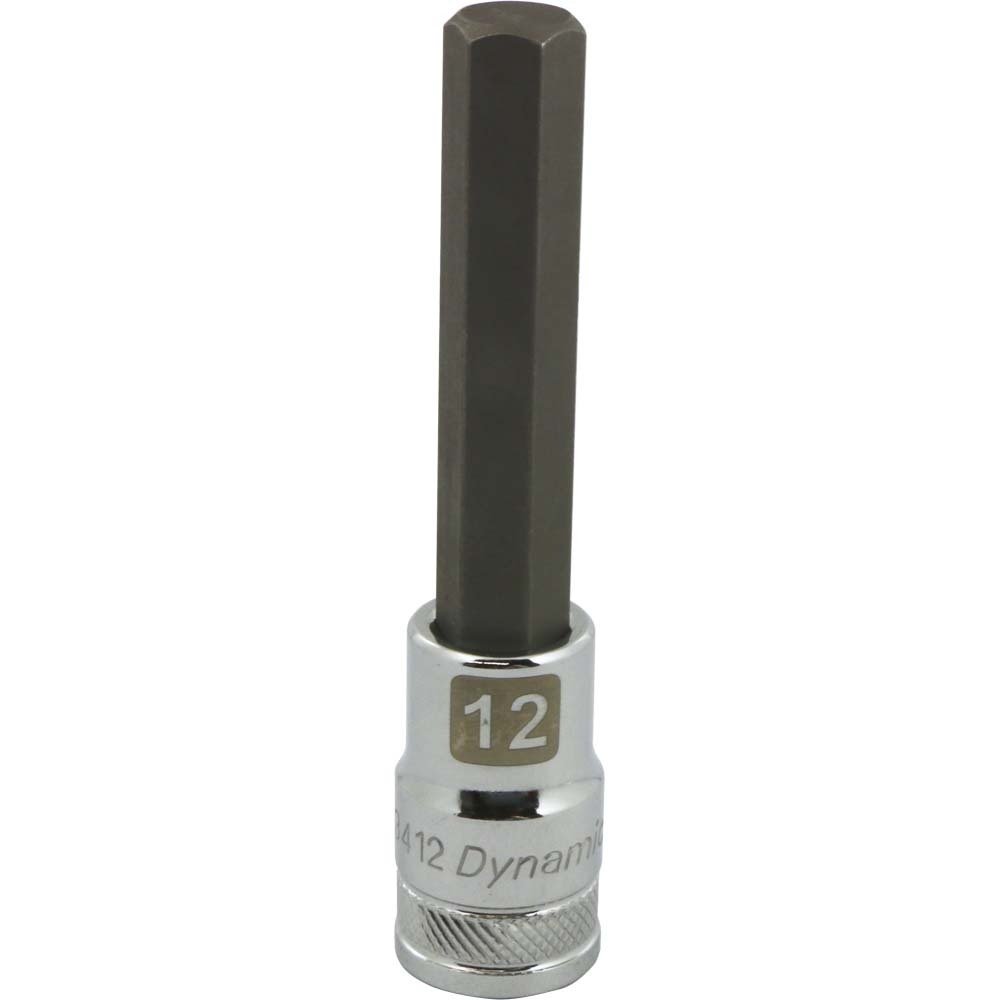 DYNAMIC Socket Hex 1/2" Drive 12mm Long - Contractor Cave Tools