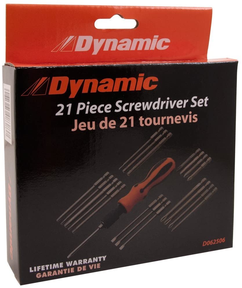 DYNAMIC Screwdriver Set 21 Pc - Contractor Cave Tools