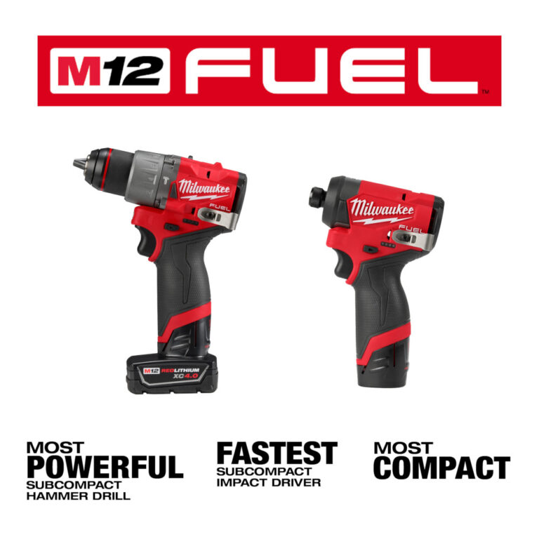 MILWAUKEE M12 FUEL™ 2-Tool Combo Kit - Contractor Cave Tools