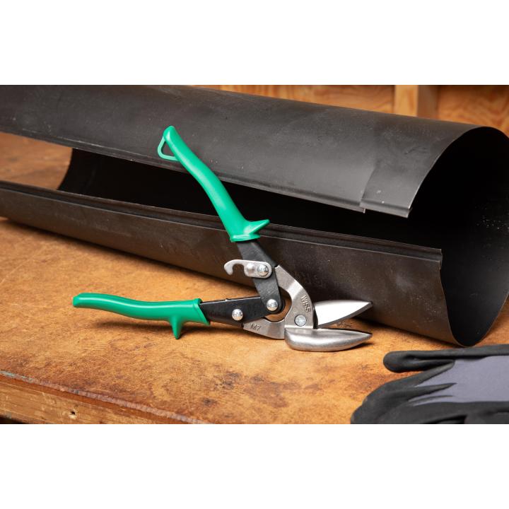 WISS® 9-1/4" MetalMaster® Offset Straight and Right Cut Aviation Snips ...