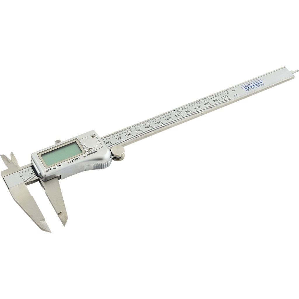 GRAY Digital Caliper - Contractor Cave Tools
