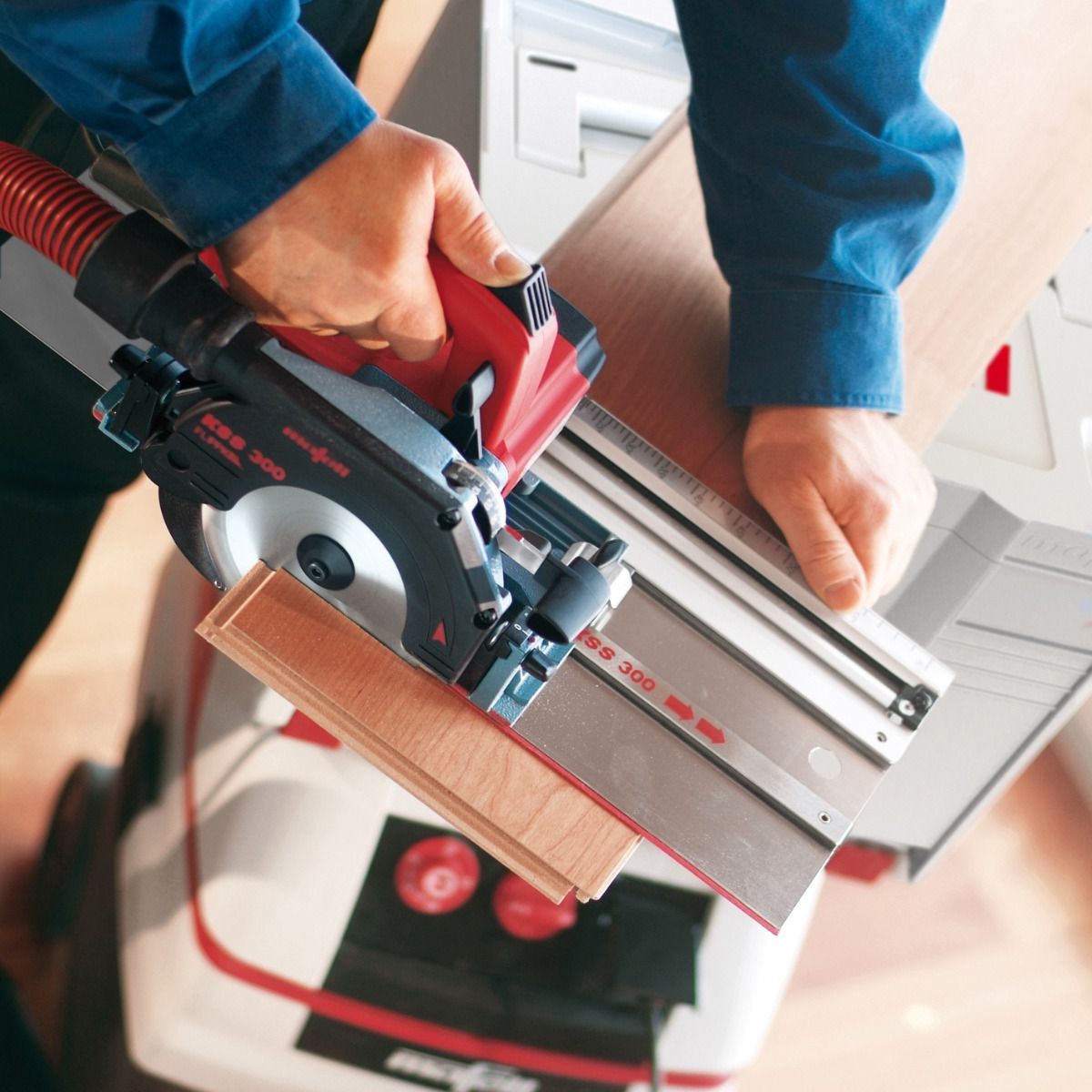 MAFELL KSS 300 Cross-Cutting System w/ 4.5' Flexi-Guide Track & T-MAX ...