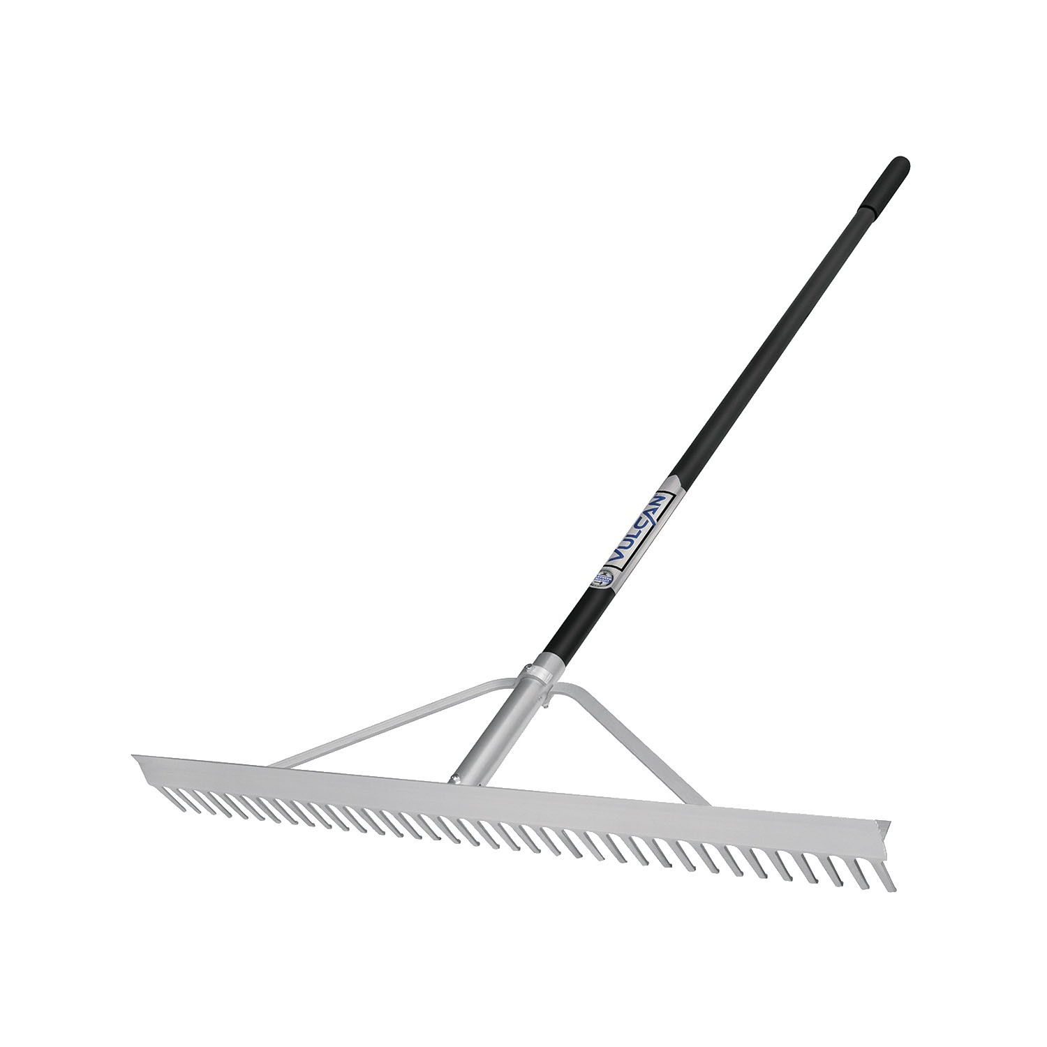 VULCAN 34555 Aluminum Landscape Rake, 36"W/36 -Tine Head, 66" Alum ...