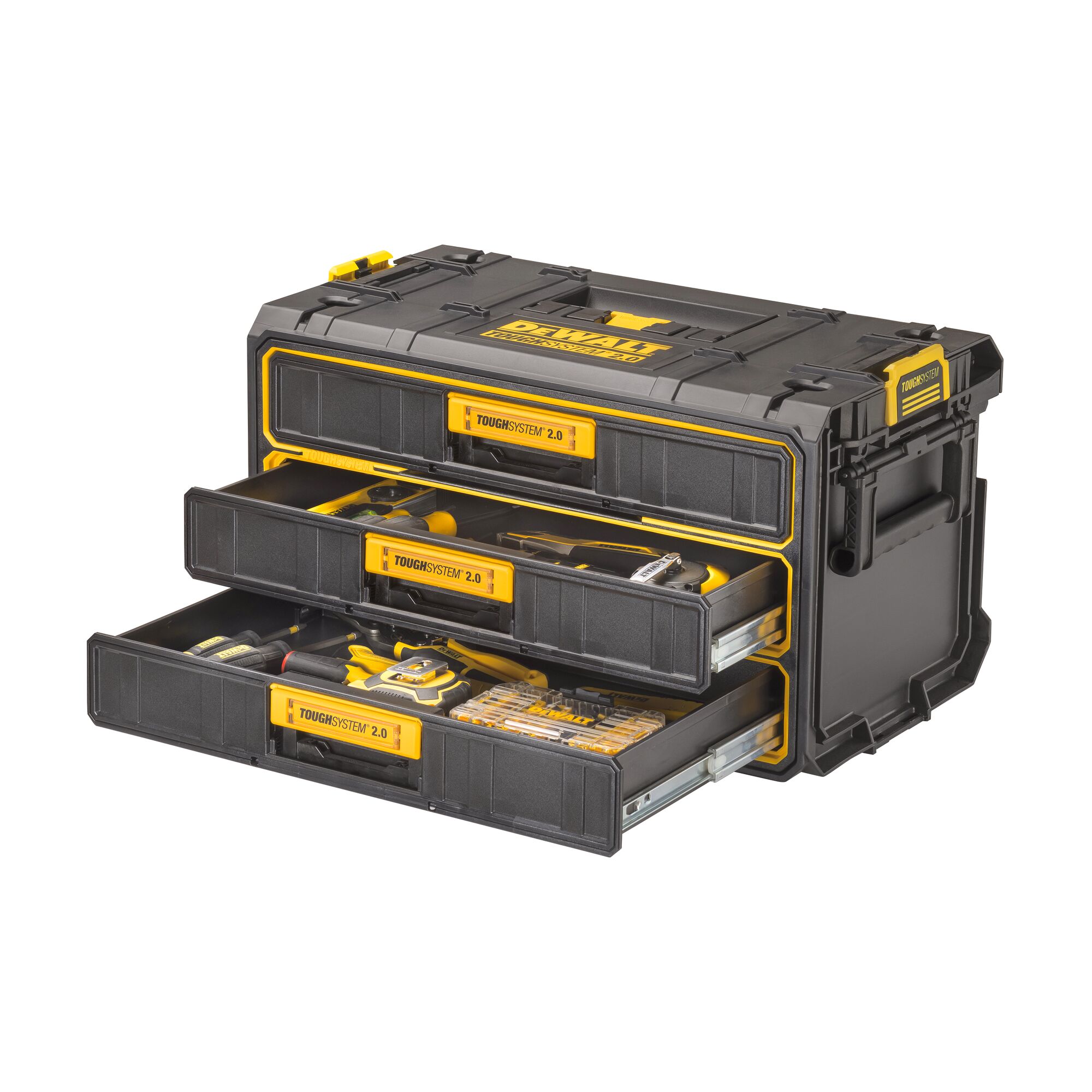 DEWALT ToughSystem® 2.0 Three-Drawer Unit - Contractor Cave Tools