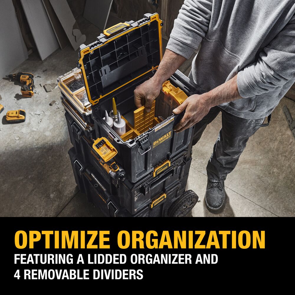 DEWALT TOUGHSYSTEM® 2.0 Deep Compact Toolbox - Contractor Cave Tools