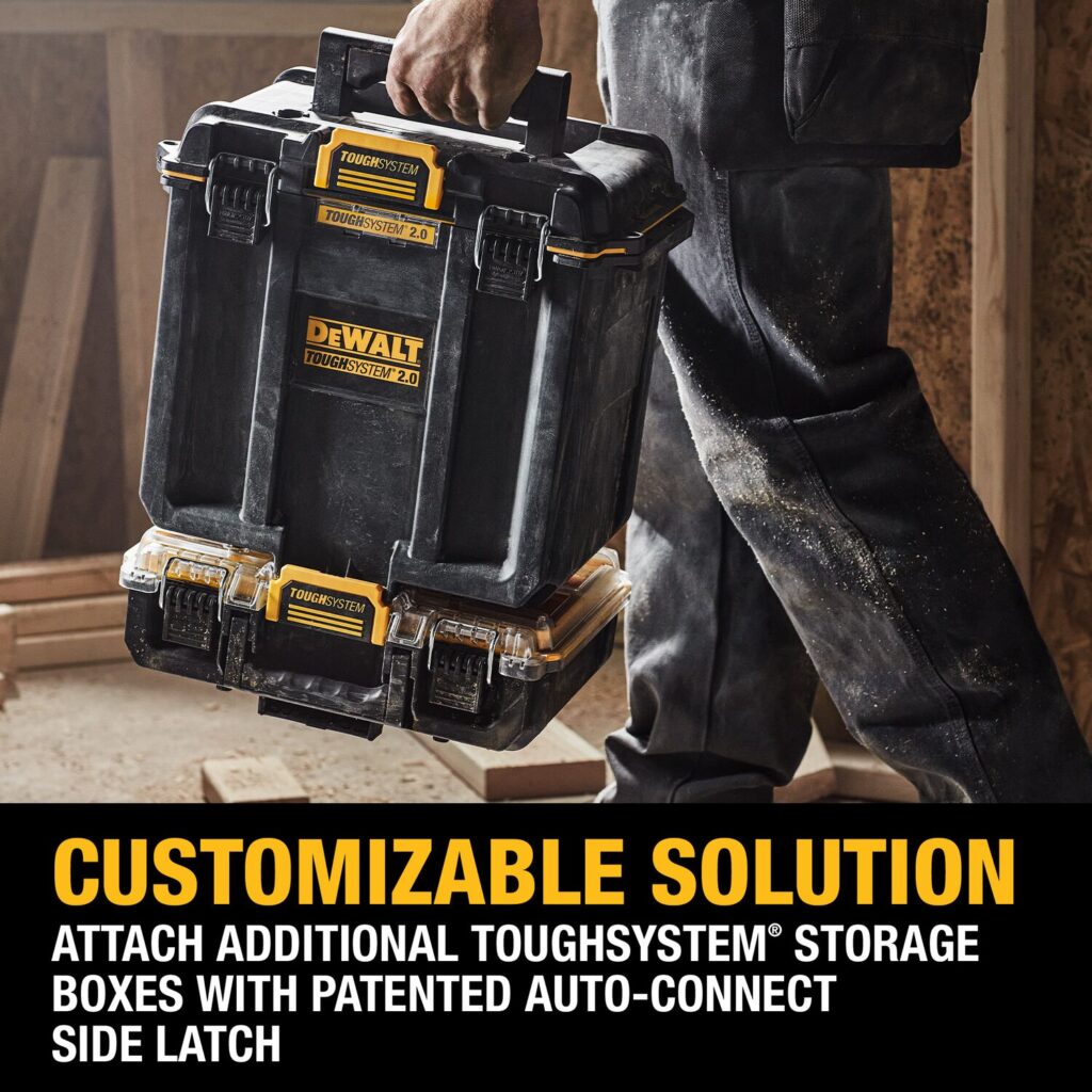 DEWALT TOUGHSYSTEM® 2.0 Deep Compact Toolbox - Contractor Cave Tools