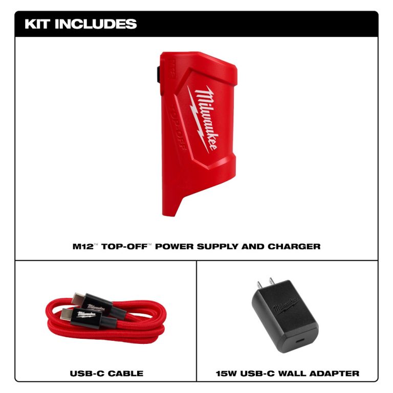MILWAUKEE M12™ TOP-OFF™ Power Supply and Charger