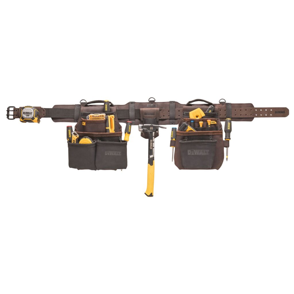 DEWALT 18 Pocket Leather Tool Rig DWST550113